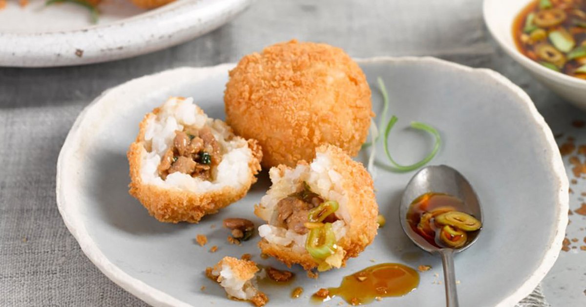 Arancini med ingefærkylling | Kikkoman