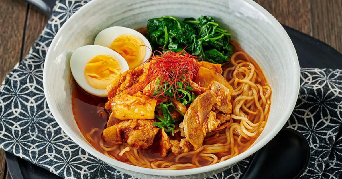 Spicy kimchi ramen med svinekød | Opskrifts | Kikkoman